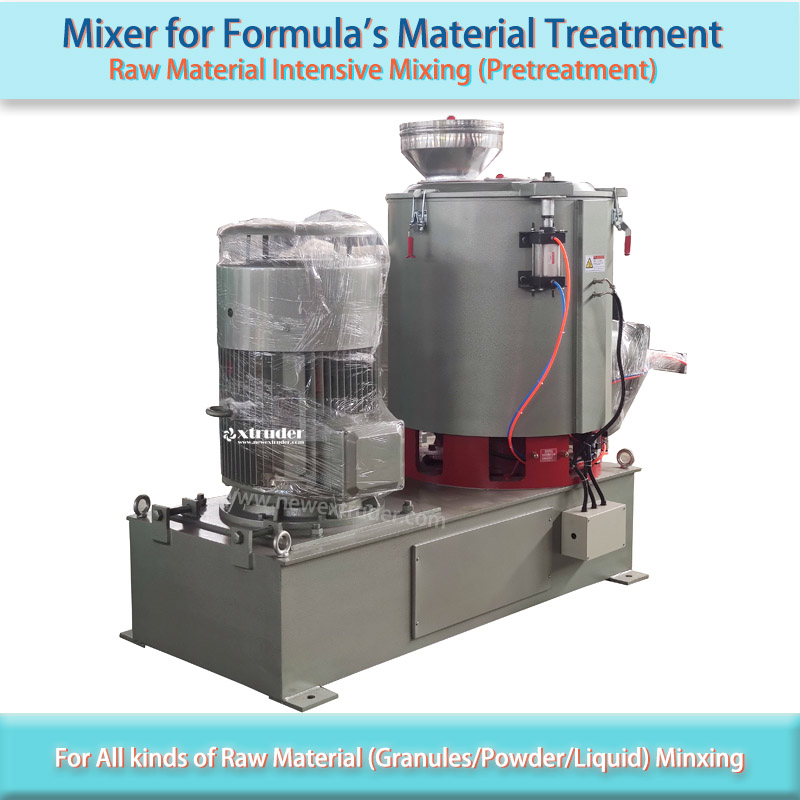 Starch powder pretreatment mixer degradable PBAT PBS PLA Corn Starch ...